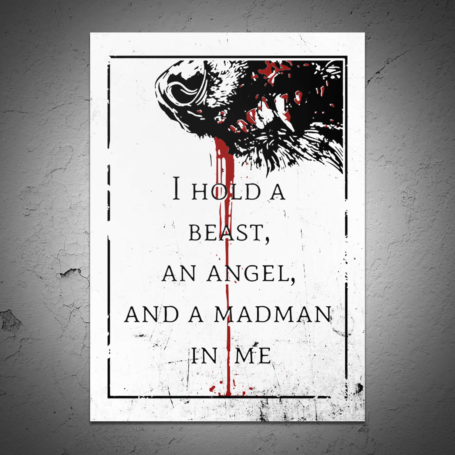 Beast, Angel, Madman Sticker – BC Limited