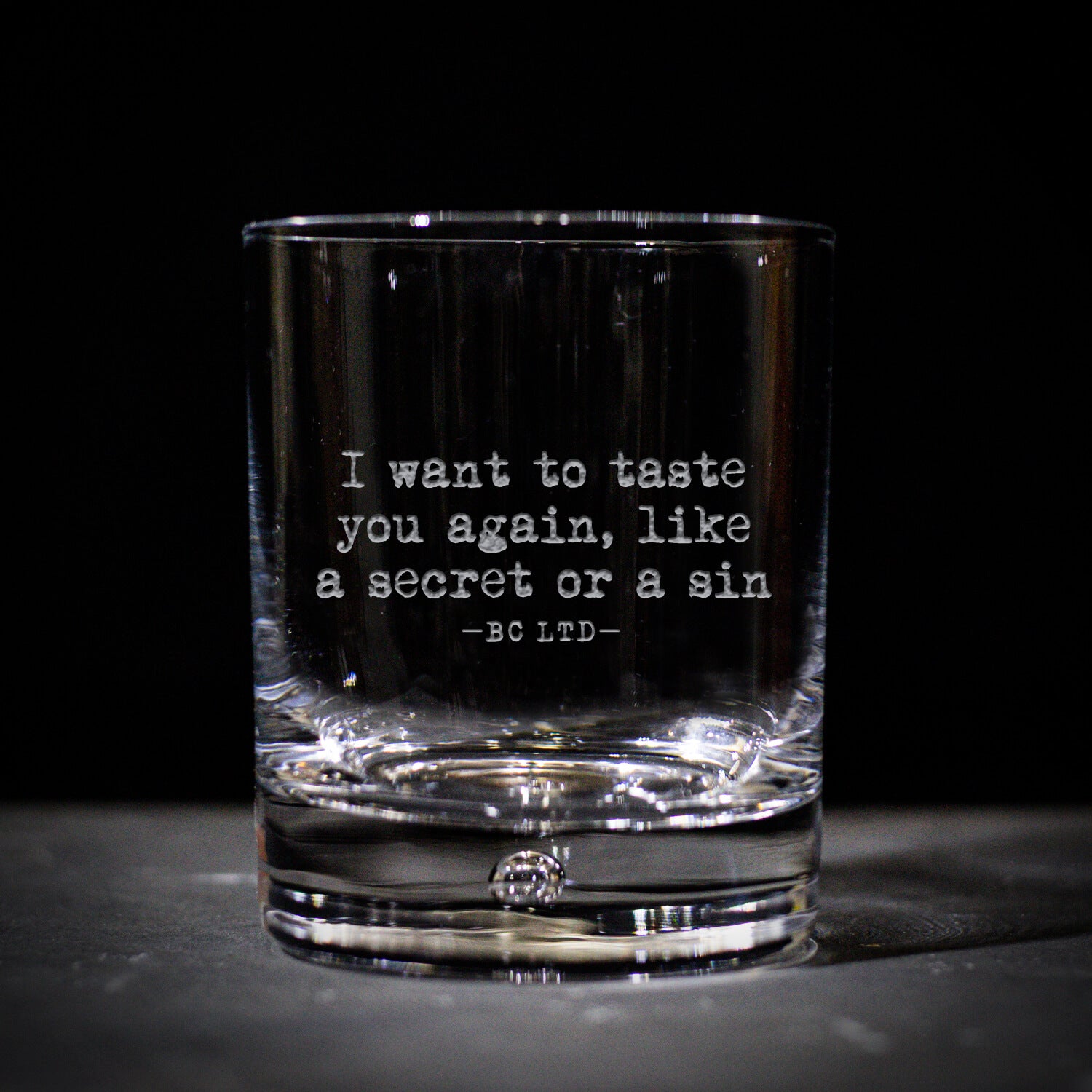 Taste You Again Glass (Crystal) – BC Limited